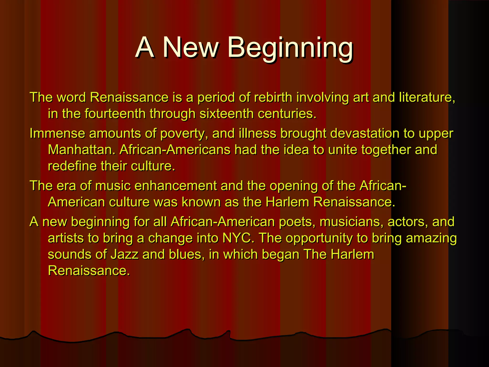 Harlem Renaissance Music and Dance | PPT | Jazz | Music