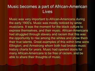 Harlem Renaissance Music and Dance | PPT