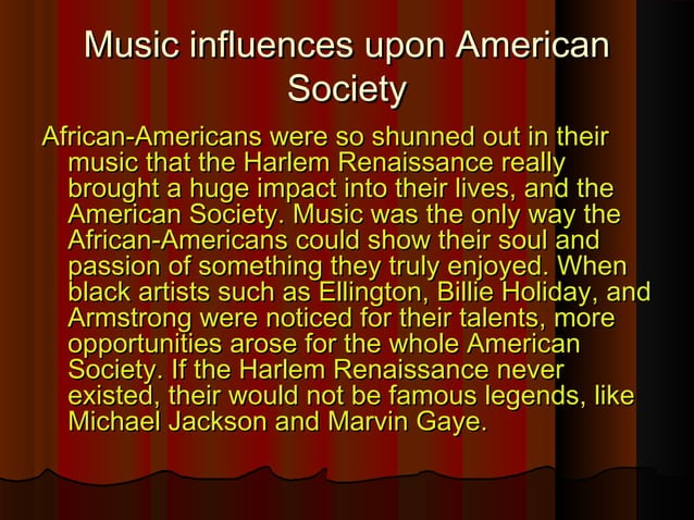 Harlem Renaissance Music and Dance | PPT | Jazz | Music
