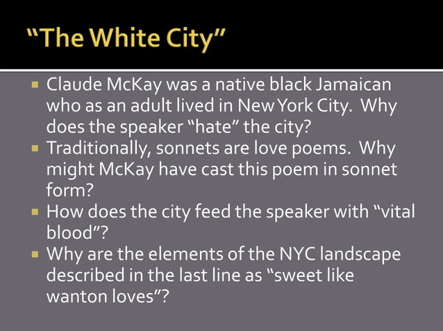 Harlem renaissance poetry | PPT