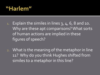 Harlem renaissance poetry | PPTX