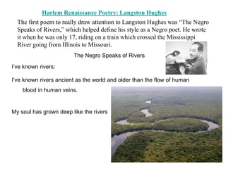 Harlem renaissance poetry | PPTX