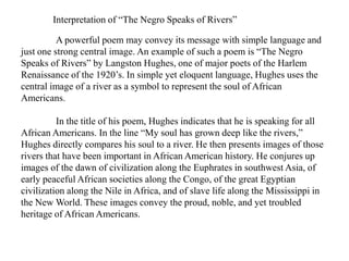 Harlem renaissance poetry | PPTX