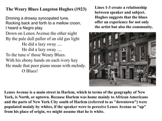 Harlem renaissance poetry2 | PPTX