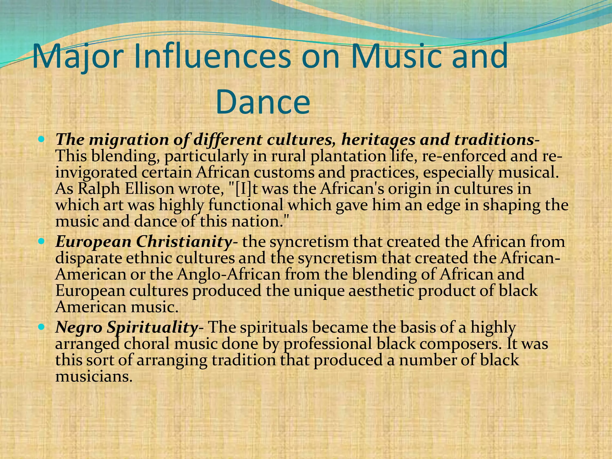Harlem Renaissance Music | PPT