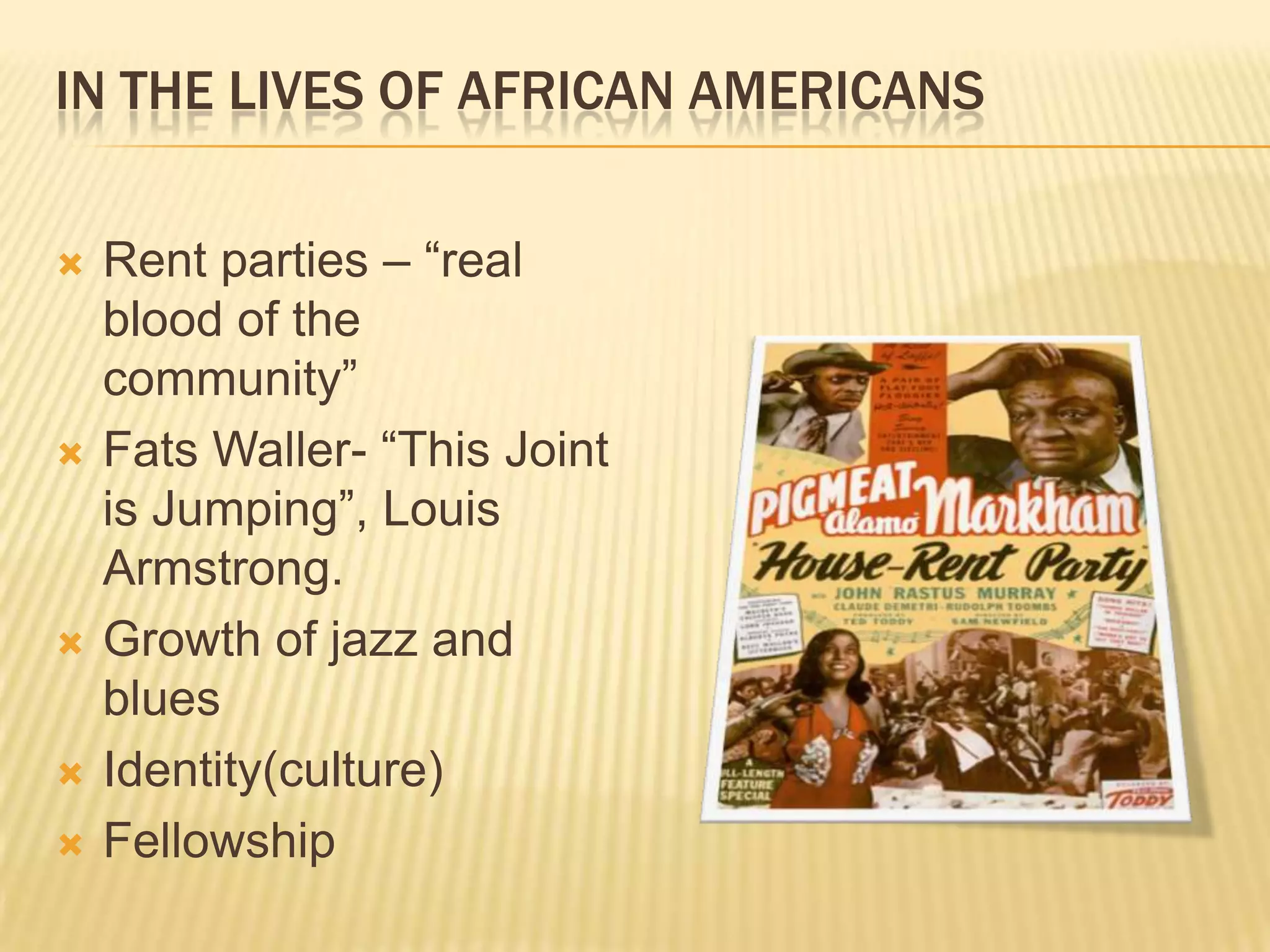 Harlem Renaissance Music | PPT