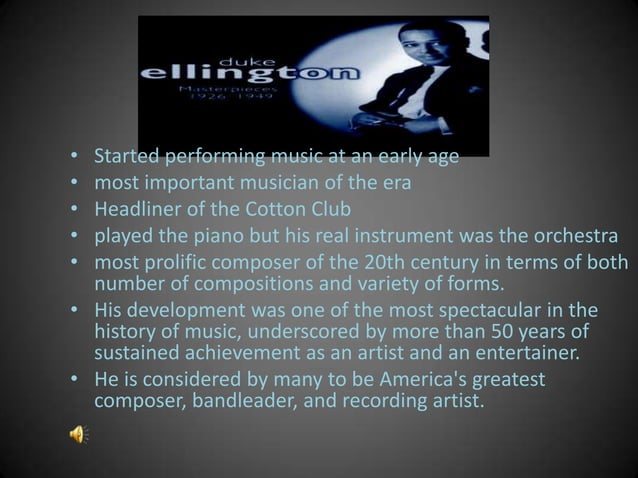 Harlem Renaissance Music | PPT