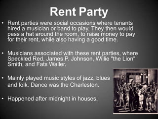 Harlem Renaissance Music CP | PPTX