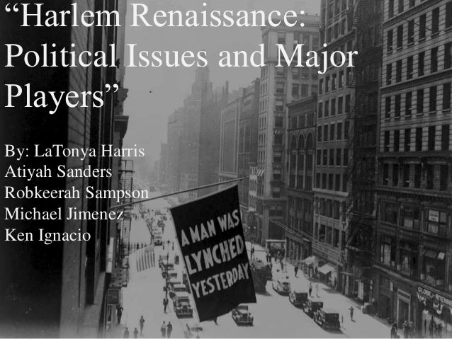 Harlem Renaissance Politics