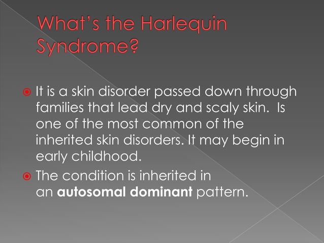 Harlequin syndrome | PPTX