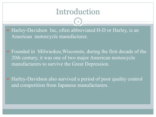 Harley davidson presentation | PPTX
