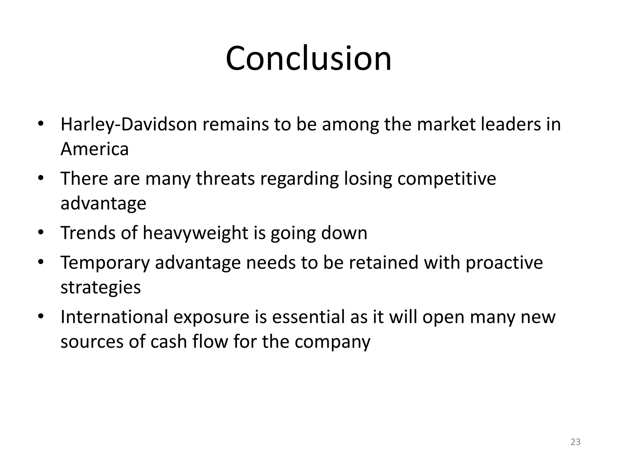 Harley davidson strategic management | PPTX