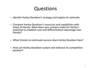 Harley davidson strategic management | PPTX