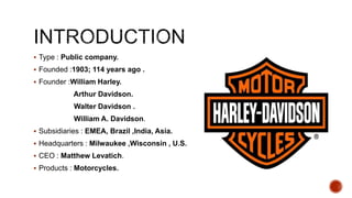 Harley davidson | PPTX