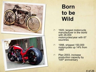 Harley davidson final | PPTX