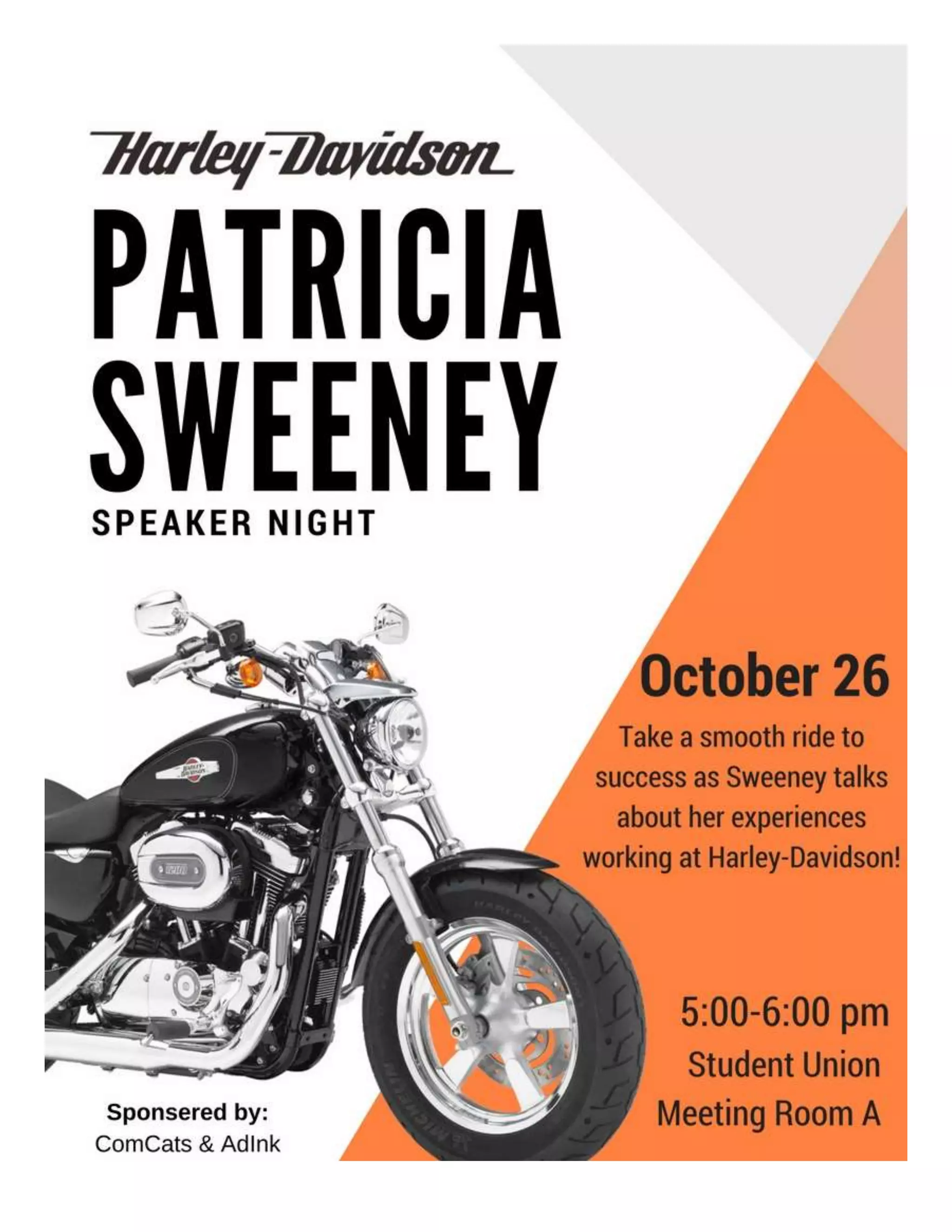 Harley Davidson Flyer for AdInk | DOCX