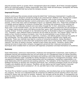 Harley davidson case_study | PDF | Motorcycle Sports | Auto Racing