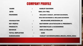 Harley davidson sgm ppt | PPTX