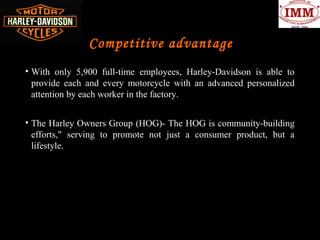 Harley Davidson ( Strategic Management Report) Mission, Vision | PPT