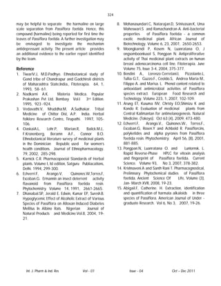 Harmaline from passiflora foetida | PDF