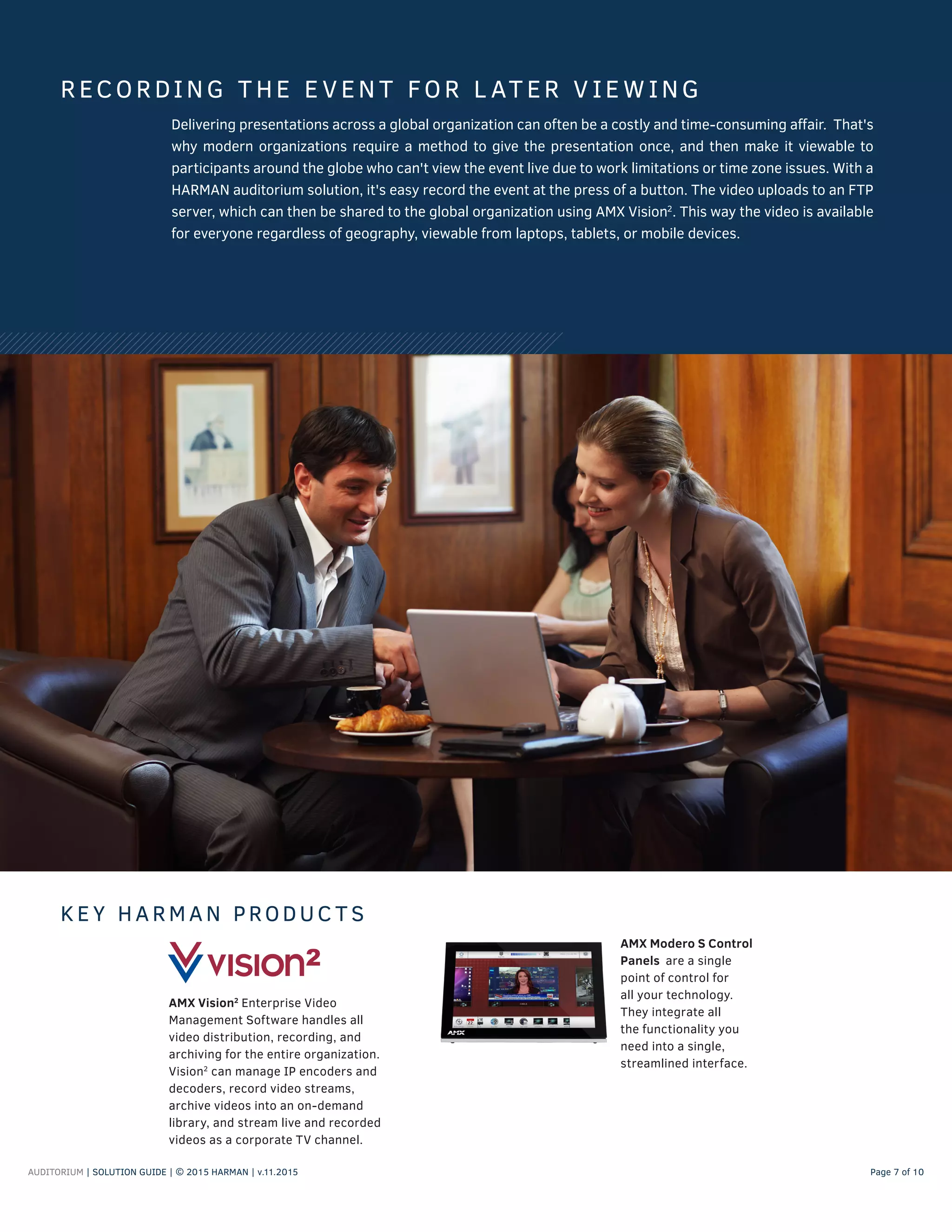 Harman solution guide-auditorium | PDF