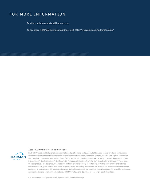 Harman solution guide-auditorium | PDF