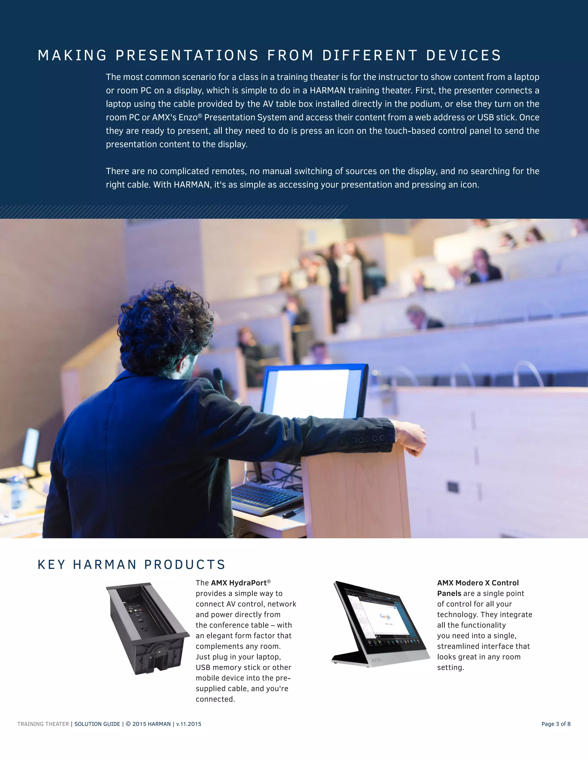 Harman solution guide-training-theater | PDF