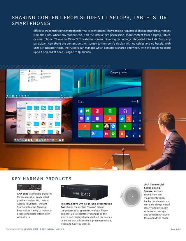 Harman solution guide-training-theater | PDF