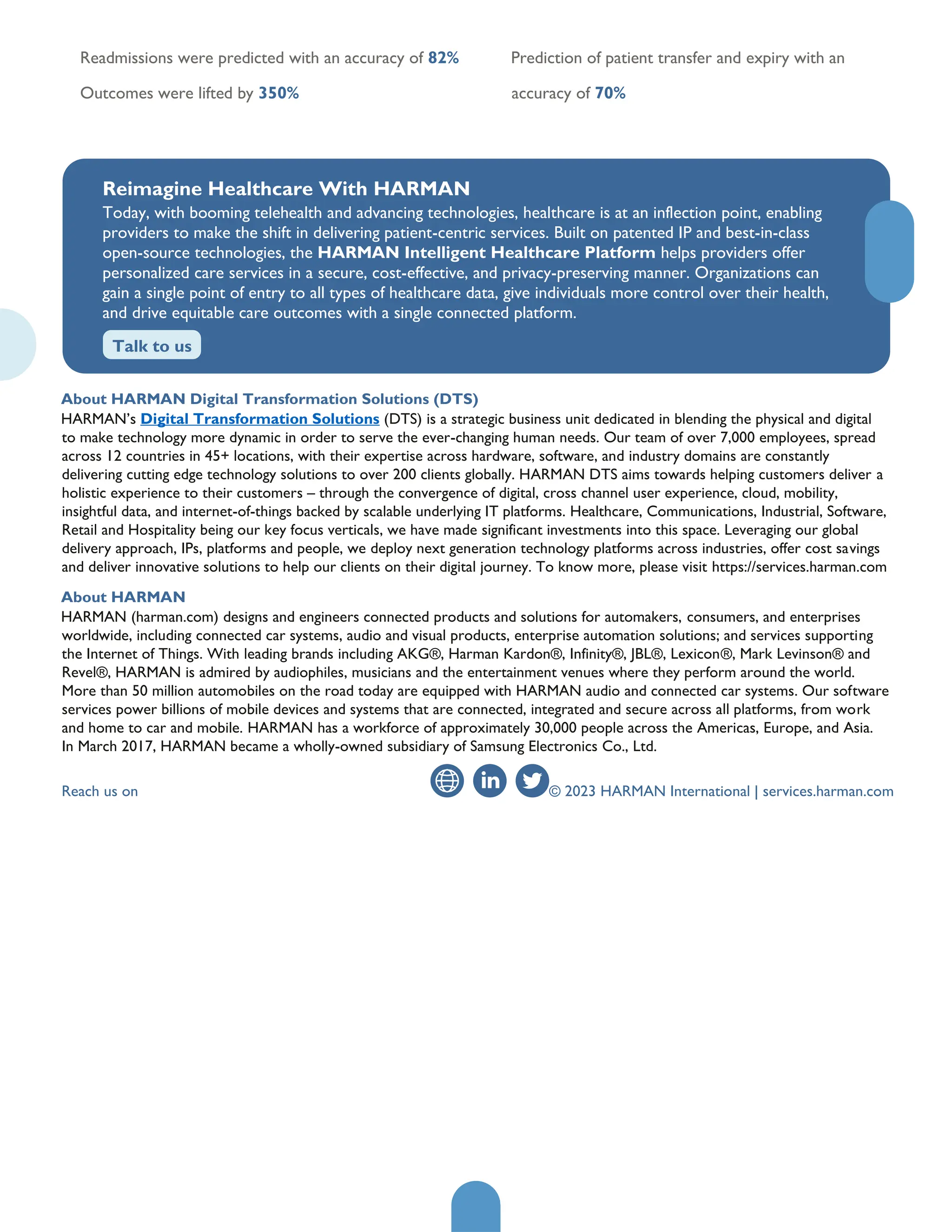 HARMAN_DTS_Intelligent_Healthcare_Whitepaper | PDF