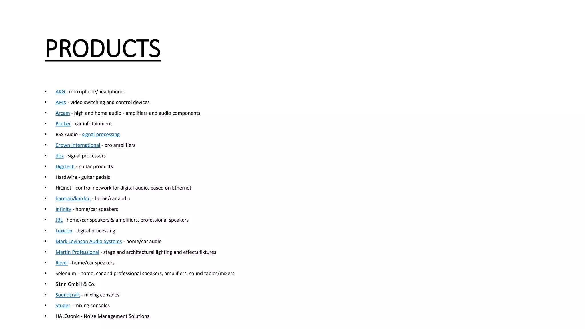 Harman international ppt | PPTX