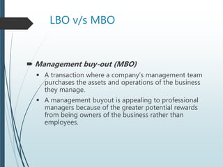 Harman Leveraged Buyout | PPTX