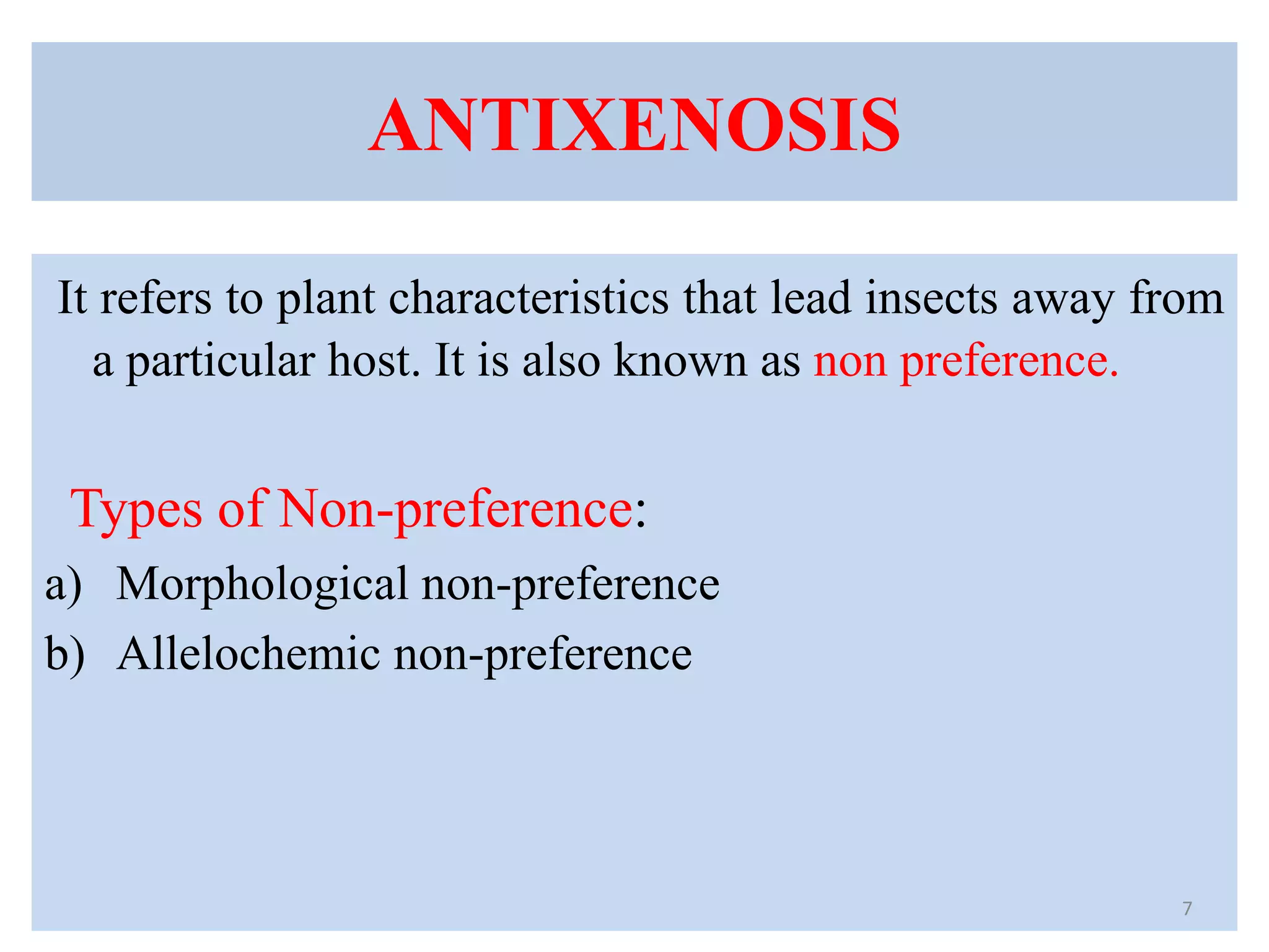 Morphological characters providing host plant resistance | PPTX