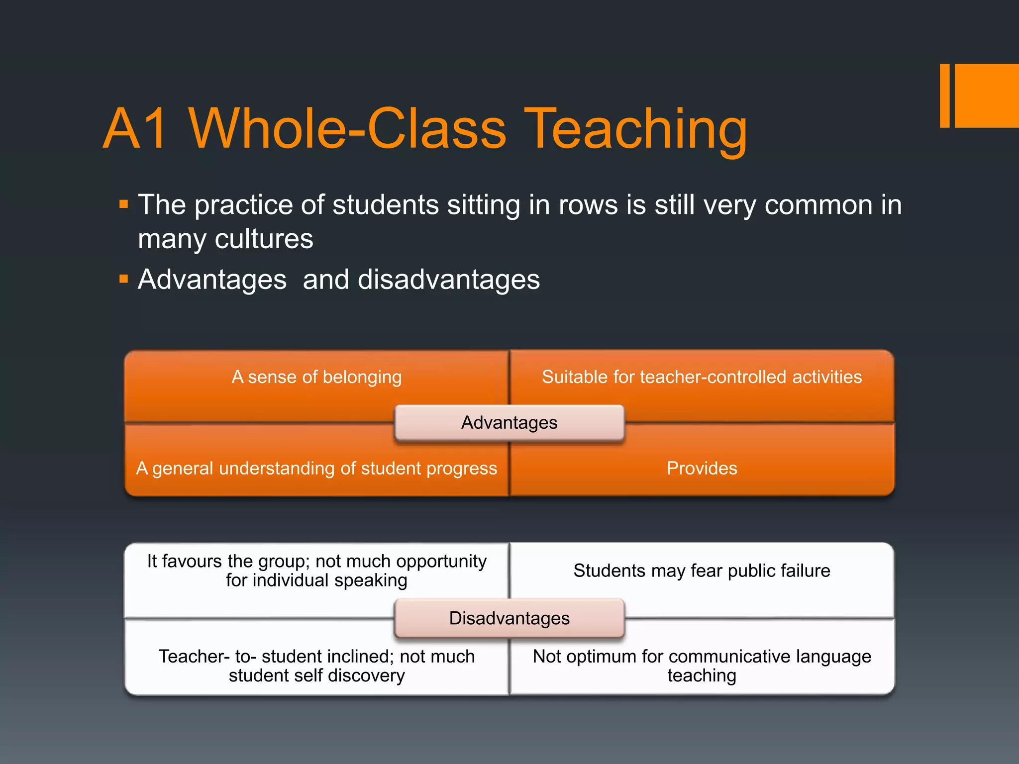 The practice of English language teaching- Grouping students | PPTX