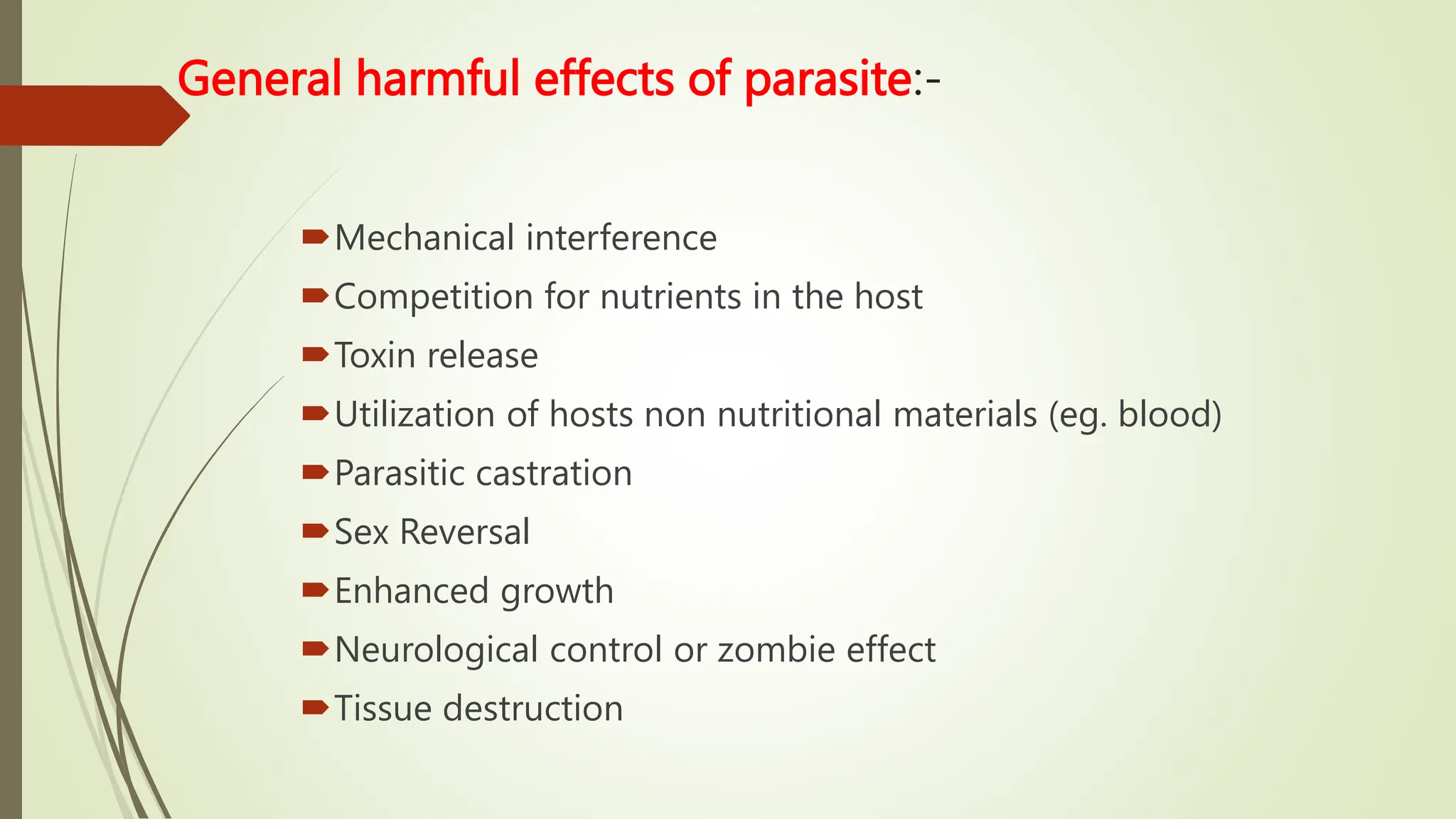 Harmful effects of the Parasites.pptx utyj | PPTX