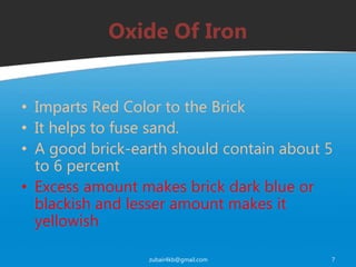 Harmful ingredients in brick | PPT