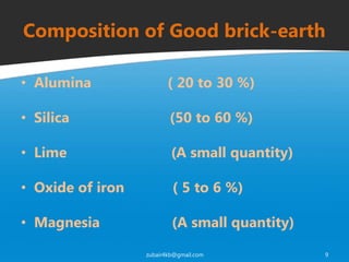 Harmful ingredients in brick | PPTX | Gardening | Home & Garden