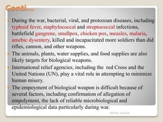 Biological warfare | PPTX