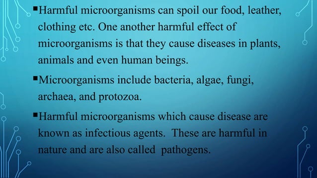 Harmful Micro-organisms | PPTX | Infectious Diseases | Diseases and ...
