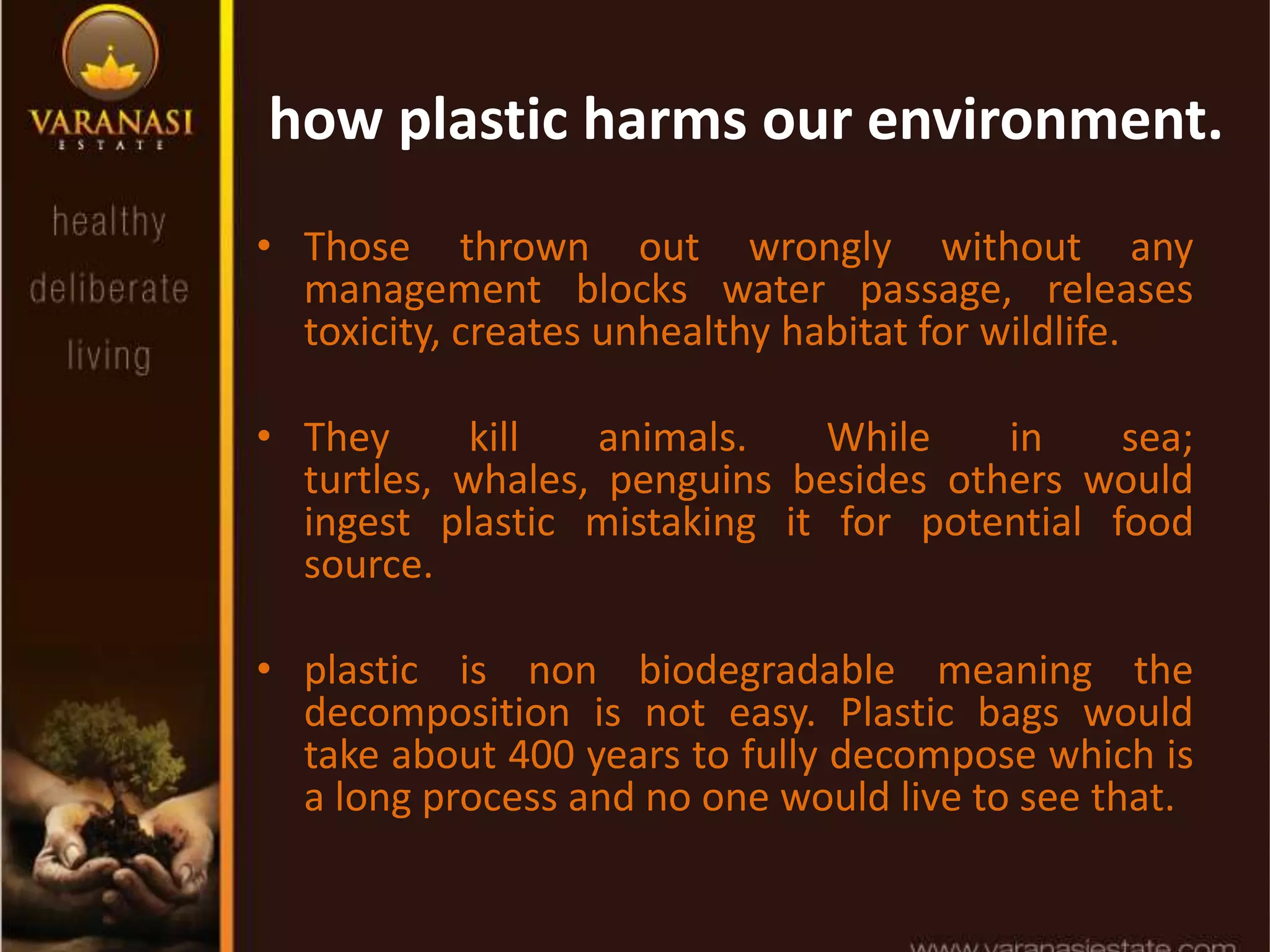How Plastic Bags Harm Nature | PPTX