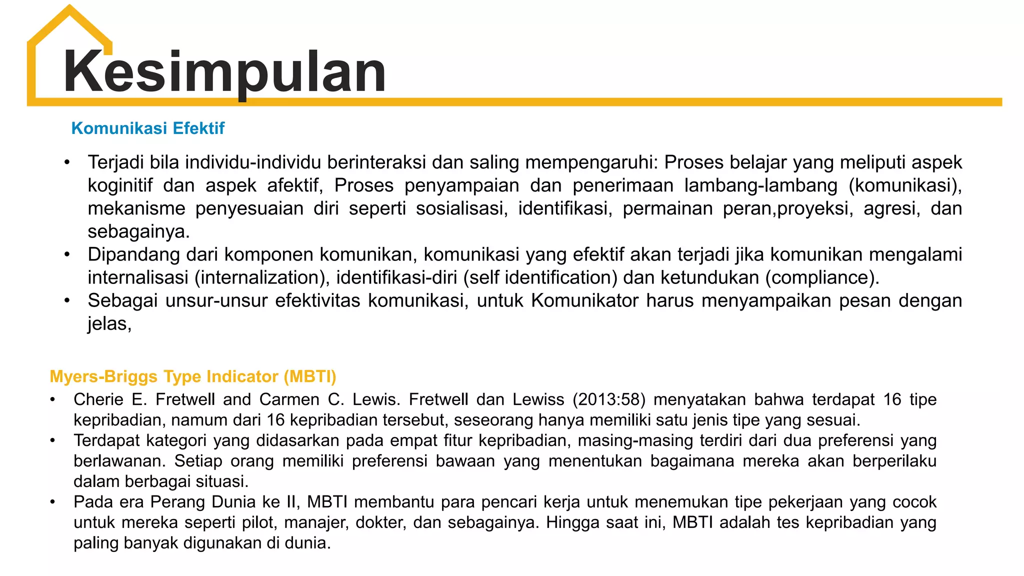 Komunikasi Efektif Dengan Pendekatan Myers-Briggs Type Indicator (MBTI ...
