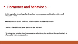 Harmones and behavior...............................pptx