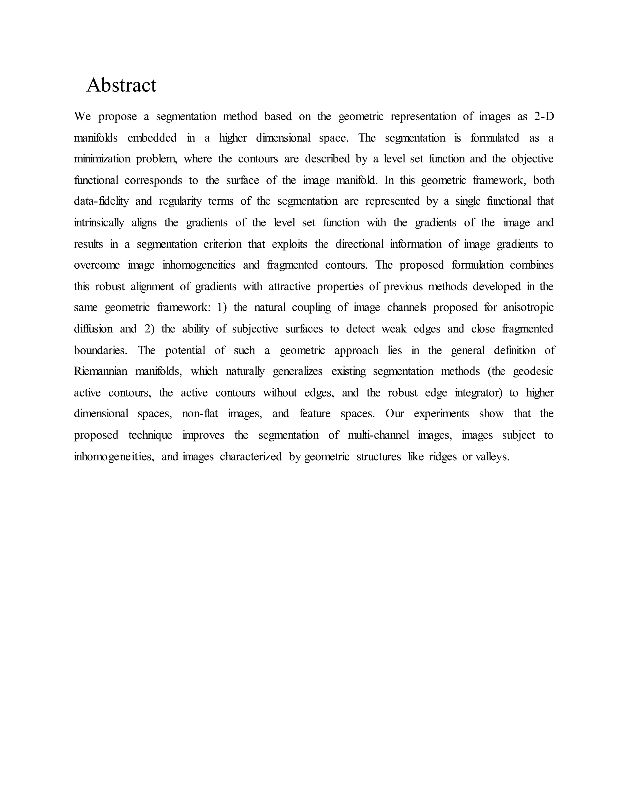 IEEE 2014 MATLAB IMAGE PROCESSING PROJECTS Harmonic active contours | PDF