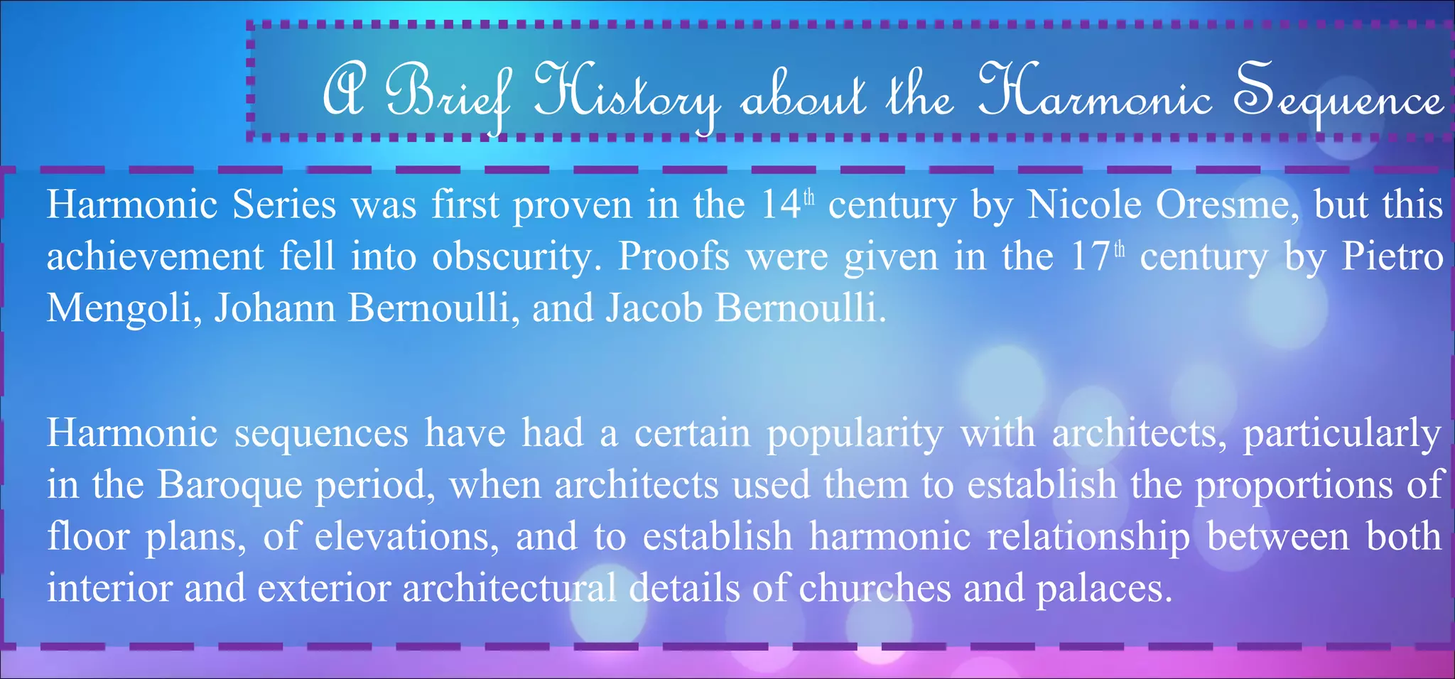 Harmonic and Other Sequences | PPT