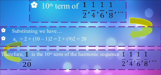 Harmonic and Other Sequences