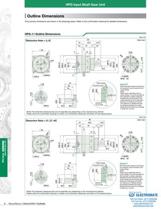 Harmonic drive hpg u1 brochure | PDF