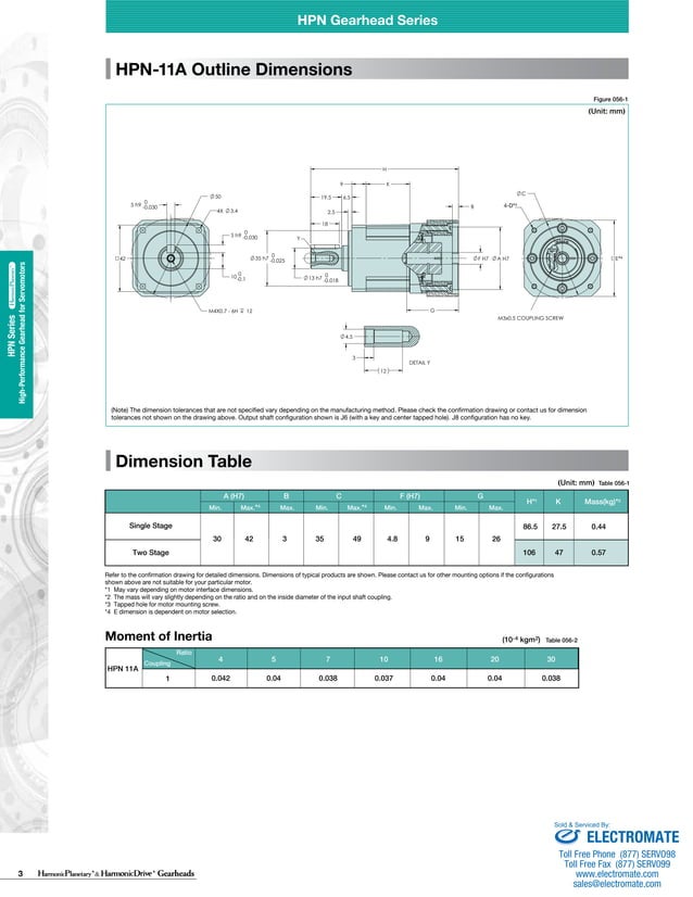 Harmonic drive hpn brochure | PDF