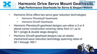 Harmonic Drive LLC Servo Gearheads Presentation 1-19-16 | PDF
