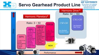 Harmonic Drive LLC Servo Gearheads Presentation 1-19-16 | PDF