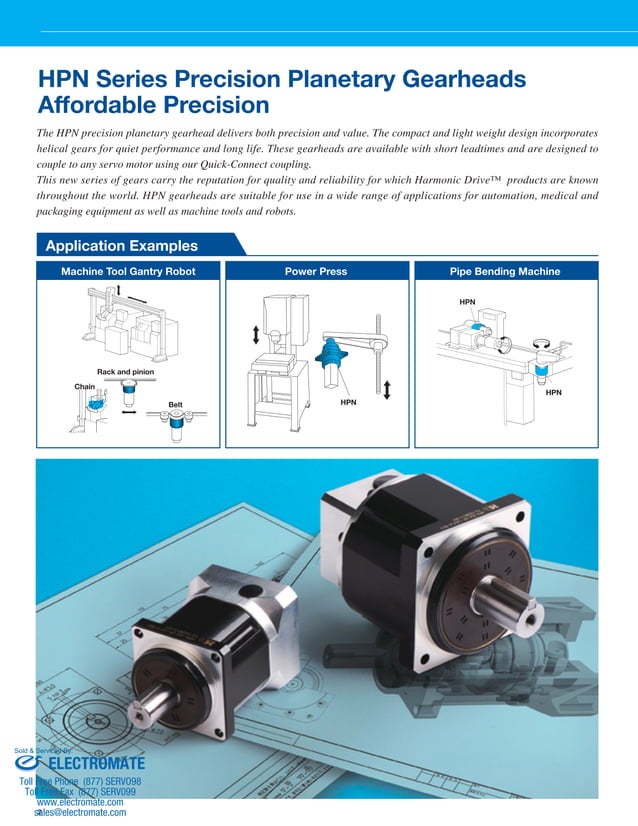 Harmonic hpn gearhead_catalog | PDF | Computer Peripherals | Computing
