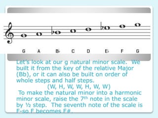 Harmonic minor scales | PPT